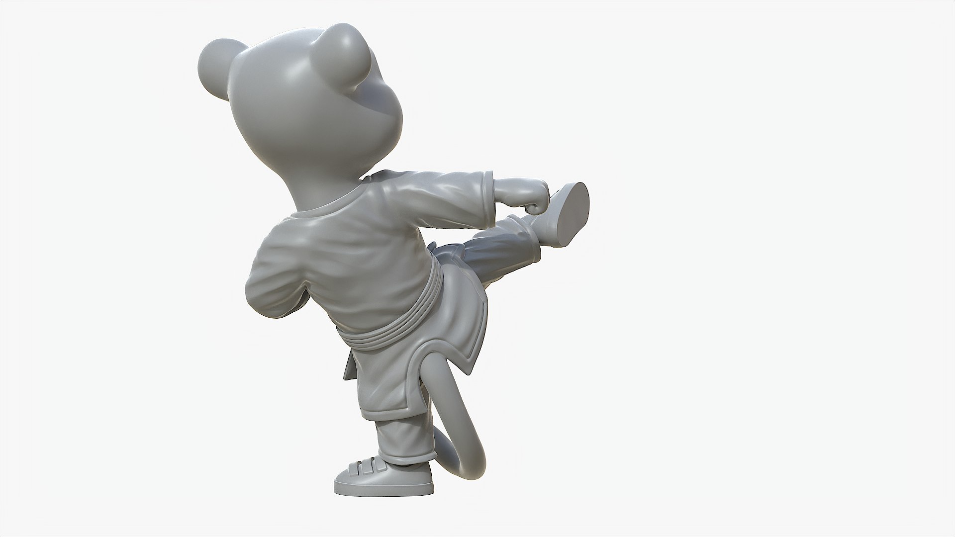 Karate Tiger Cub 2 3D Model - TurboSquid 1918917