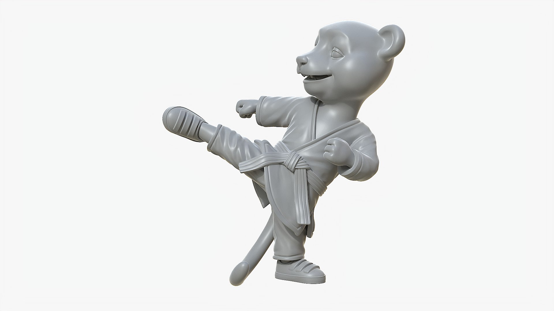 Karate Tiger Cub 2 3D Model - TurboSquid 1918917