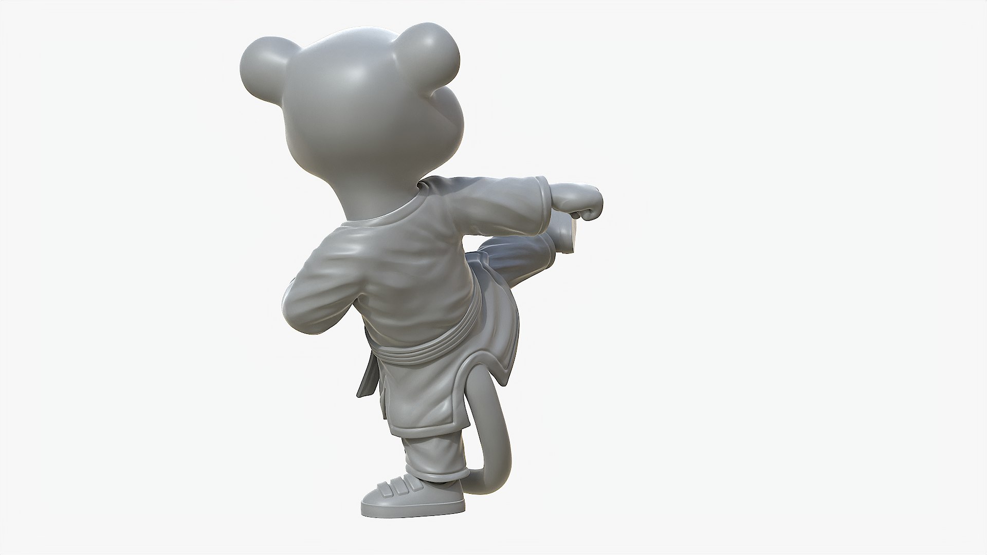Karate Tiger Cub 2 3D Model - TurboSquid 1918917