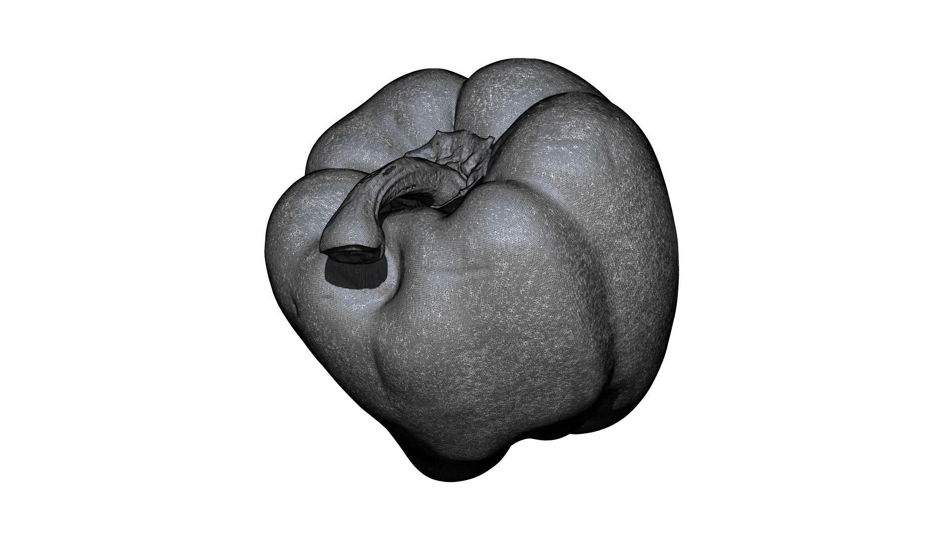 Yellow Paprika 3D CT Scan model Decimate 80 Percent 3D - TurboSquid 1885855