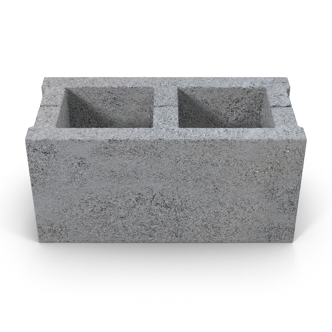 3D Bricks Red Block - TurboSquid 1339402