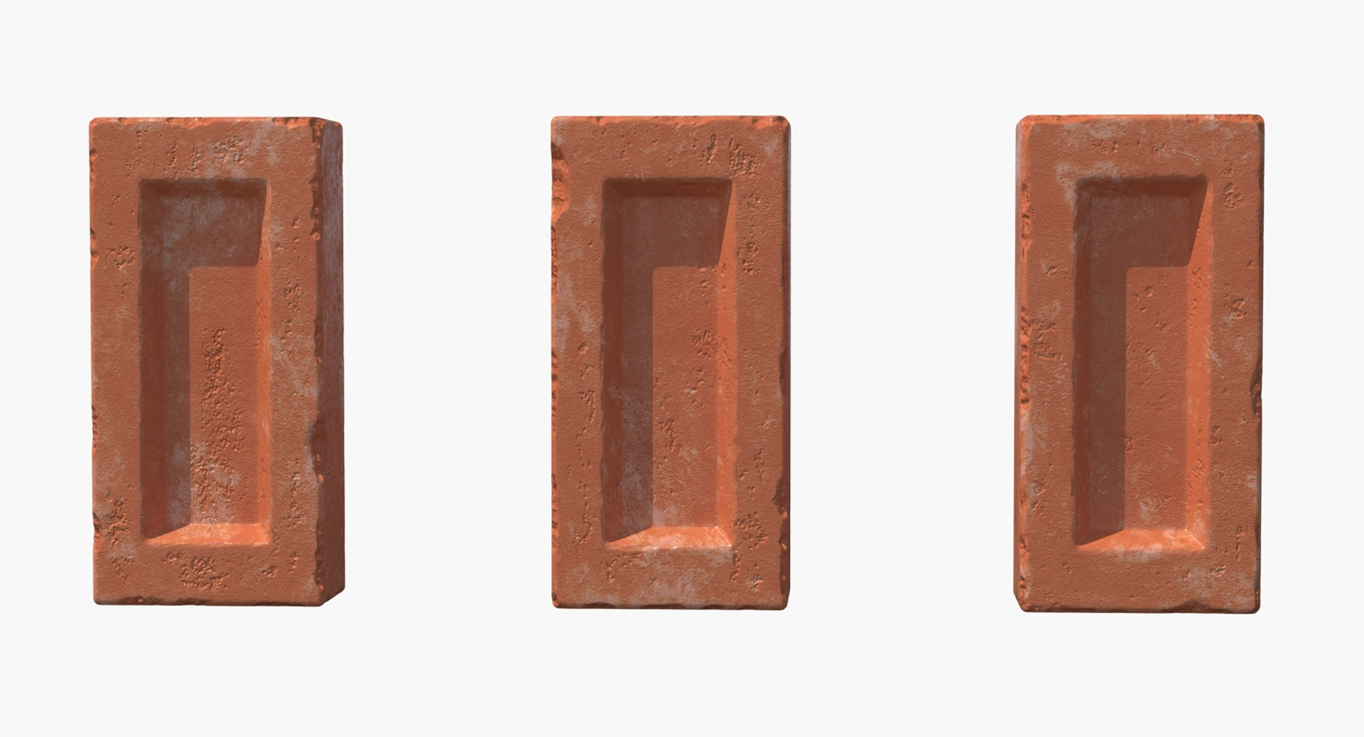 3D Bricks Red Block - TurboSquid 1339402