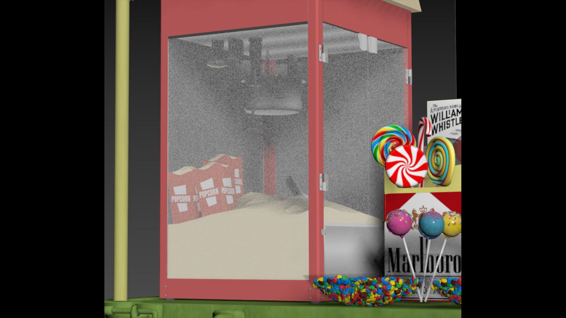Candy Booth 3D Model - TurboSquid 2150689