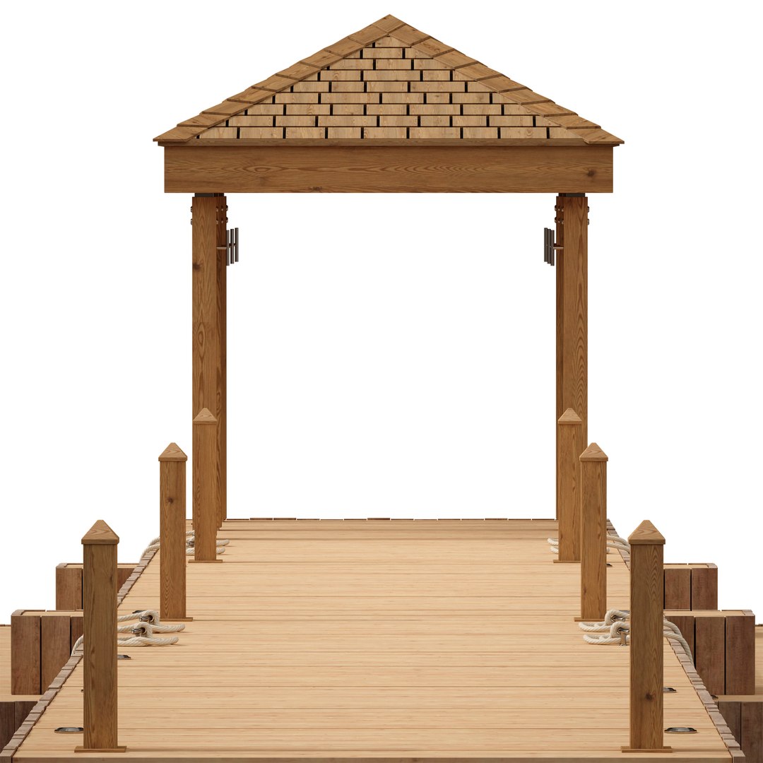 Wooden Pier Jetty 3D - TurboSquid 2245600