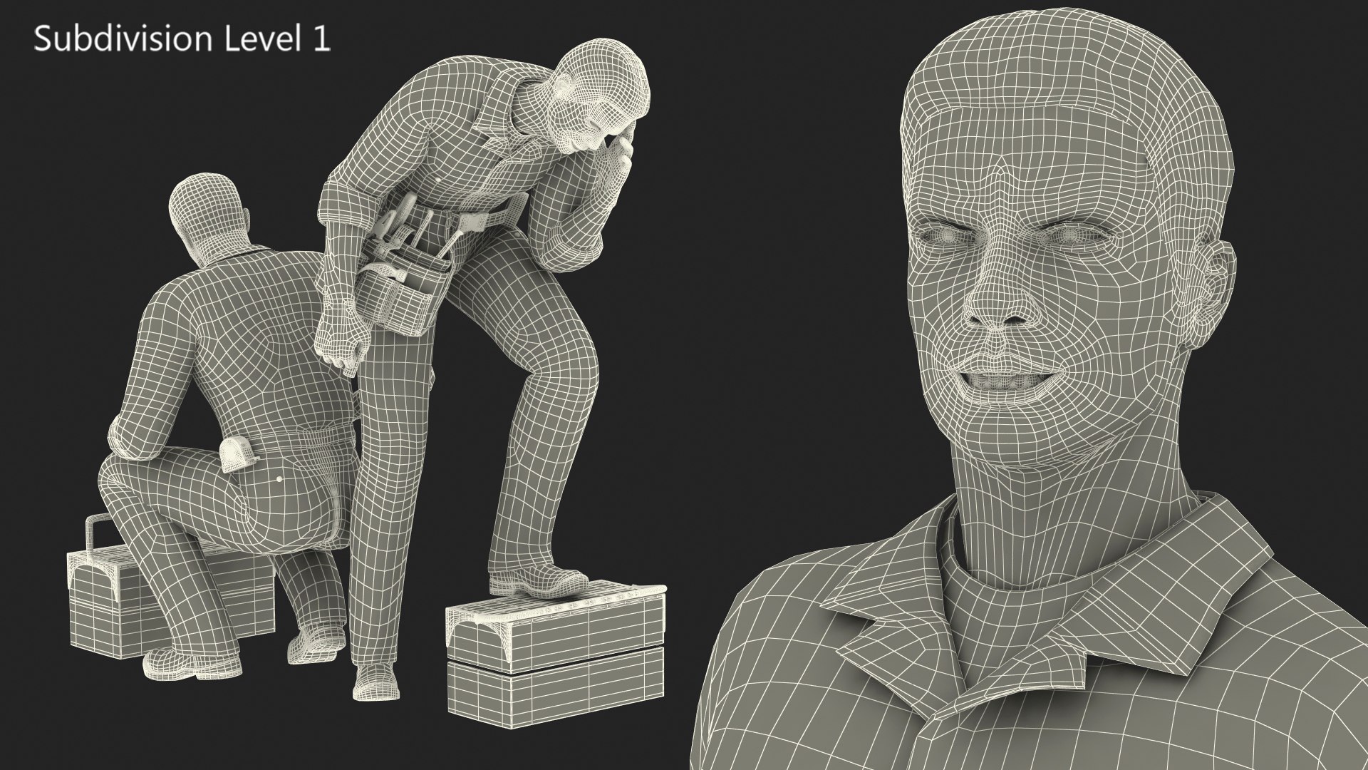 Locksmith rigged 3D model - TurboSquid 1576943