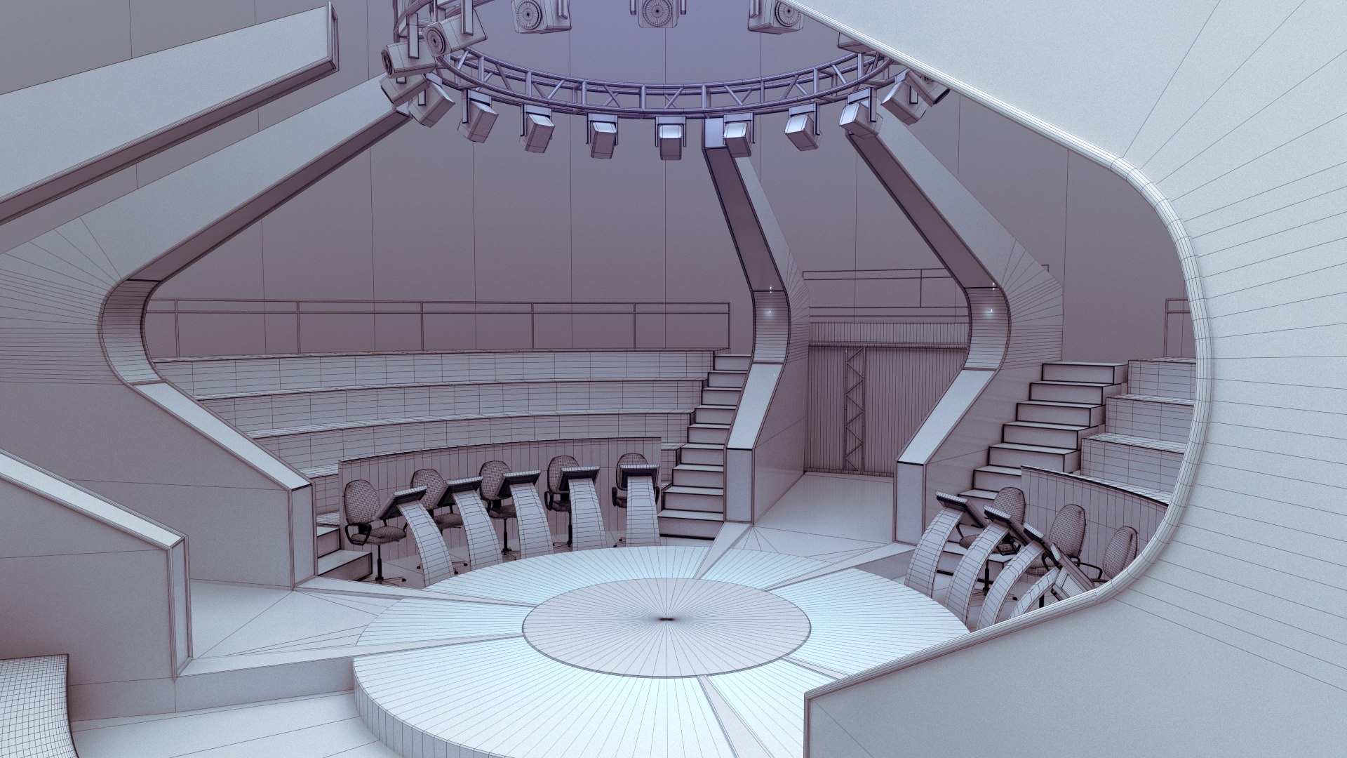 3D Millionaire TV Studio Set Collecion 3D Model - TurboSquid 1858464