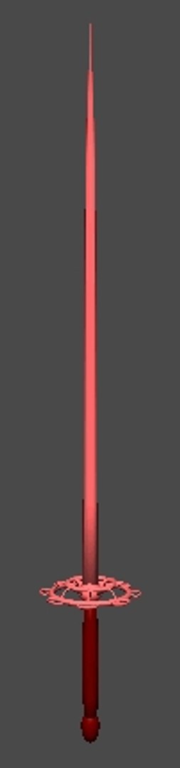 3ds Max Rapier Weapons Dueling