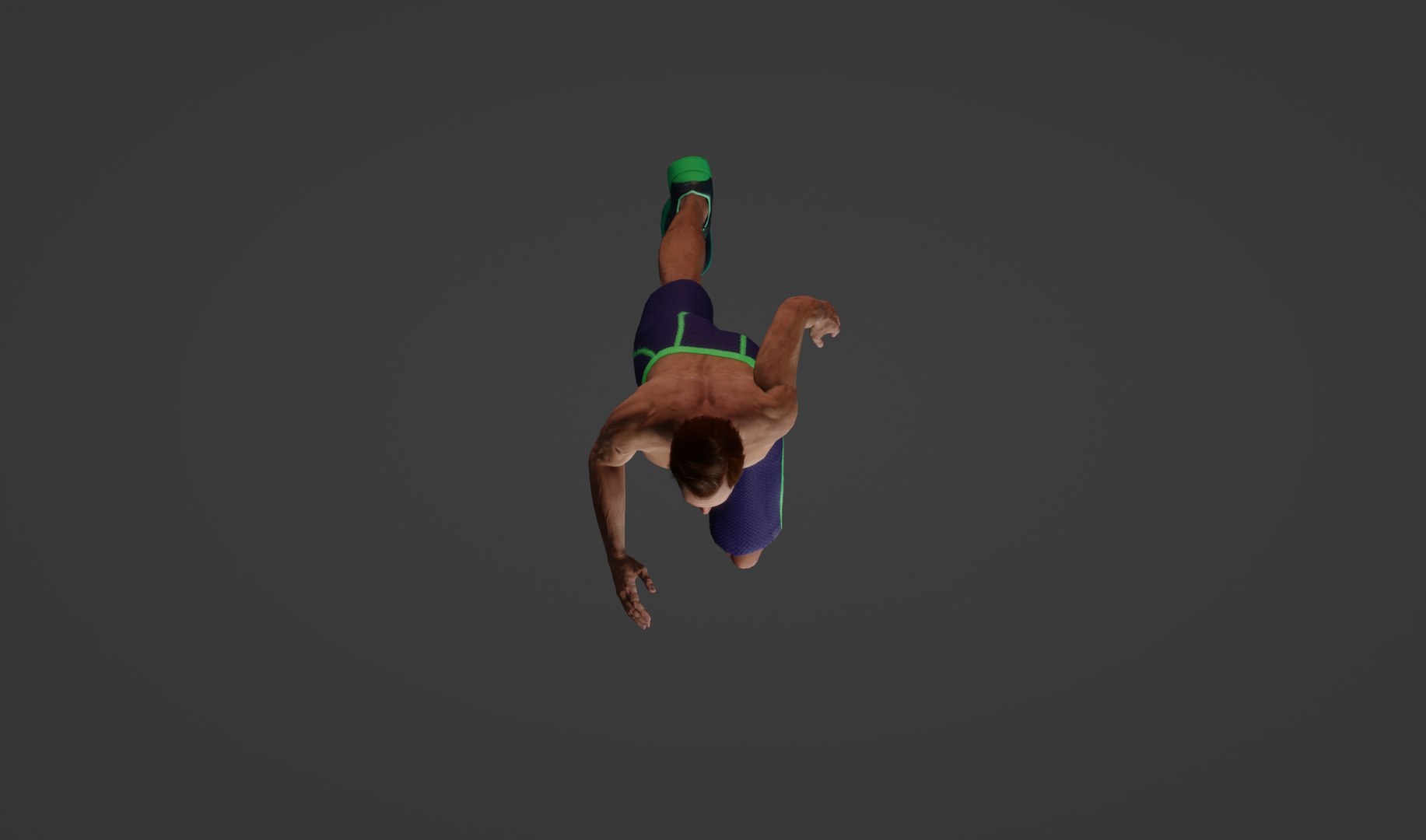 3D Realistic 3D Model Of A Determined Runner - TurboSquid 2171928