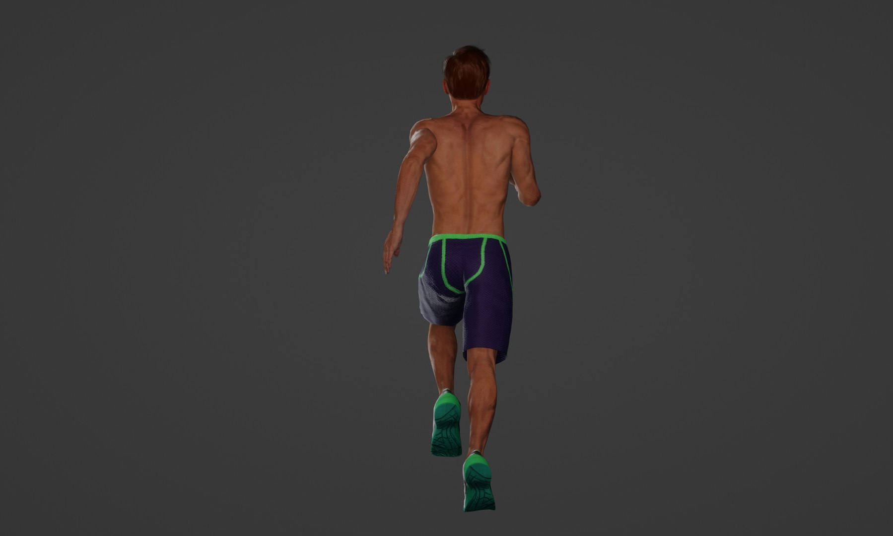 3D Realistic 3D Model Of A Determined Runner - TurboSquid 2171928