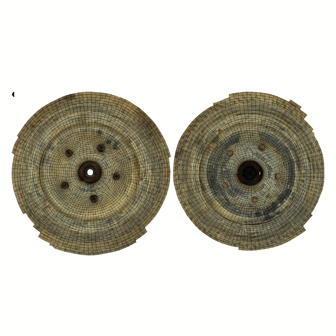 Wheelbarrow Old Wheel Raw Scanned 3D - TurboSquid 1780830