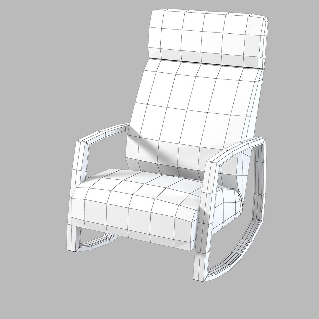 3d Model Rocking Chair