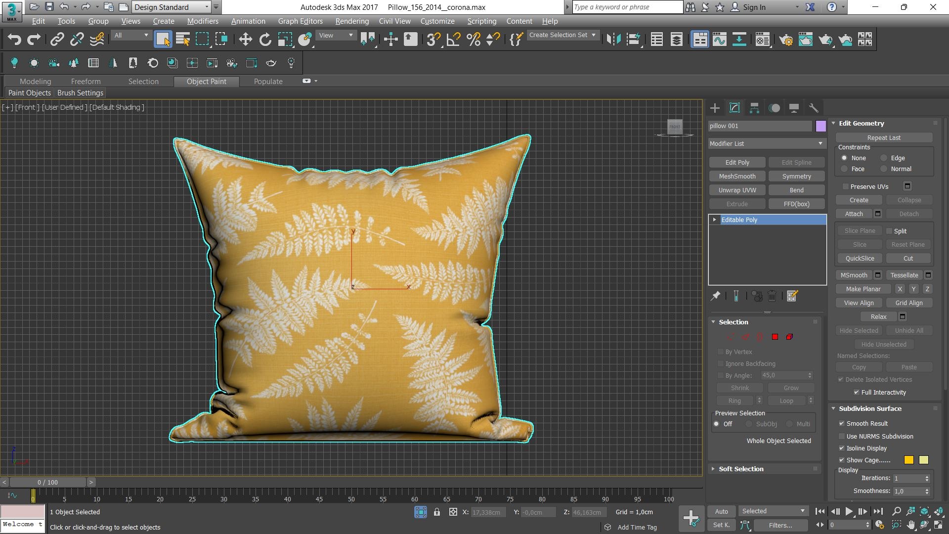 3D Decorative Pillows Set 156 - TurboSquid 1938760