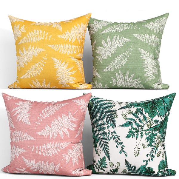 modelo 3d Decorative Pillows Set 156 - TurboSquid 1938760