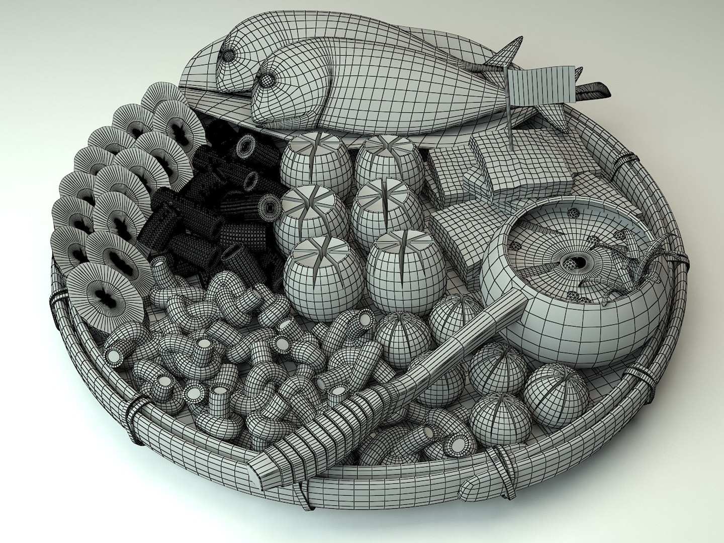 3D Model Kapi Chili Paste Food - TurboSquid 1301116