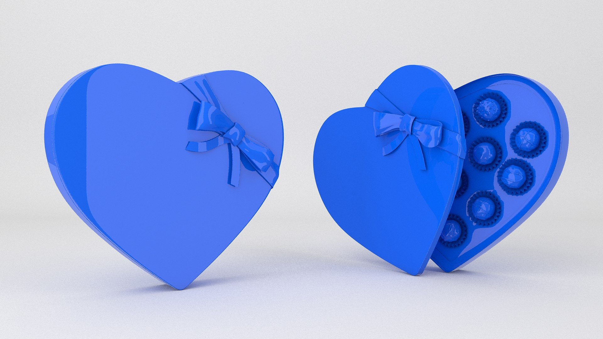 3D Heart Box - TurboSquid 1905293