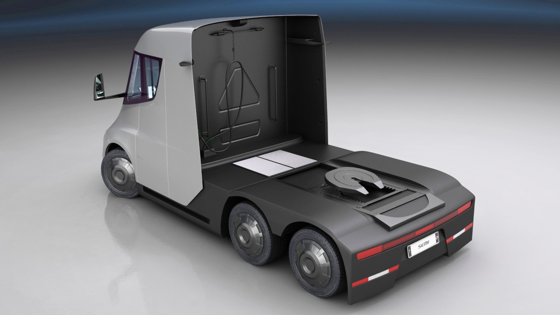 3D Tesla Semi 2019 Interior - TurboSquid 1363186