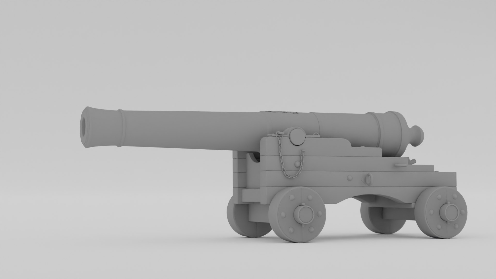 3D 17th Century Cannon Model - TurboSquid 2068243