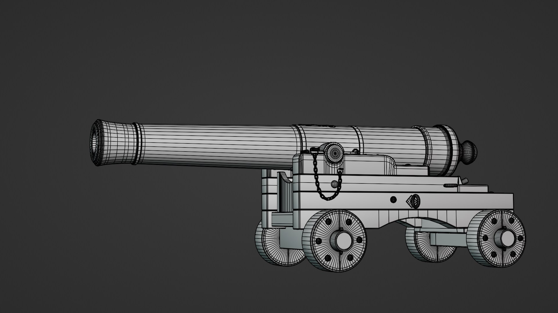 3D 17th Century Cannon Model - TurboSquid 2068243