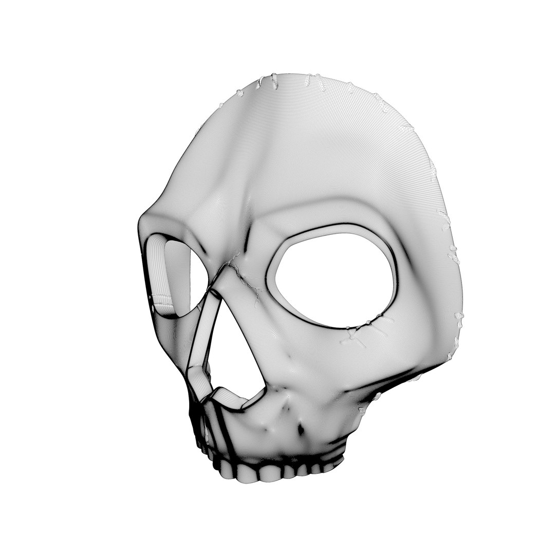 3D CoD Ghost Mask Model - TurboSquid 2117064