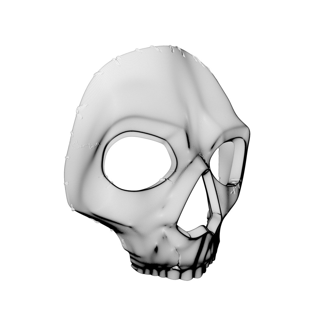 3D CoD Ghost Mask Model - TurboSquid 2117064