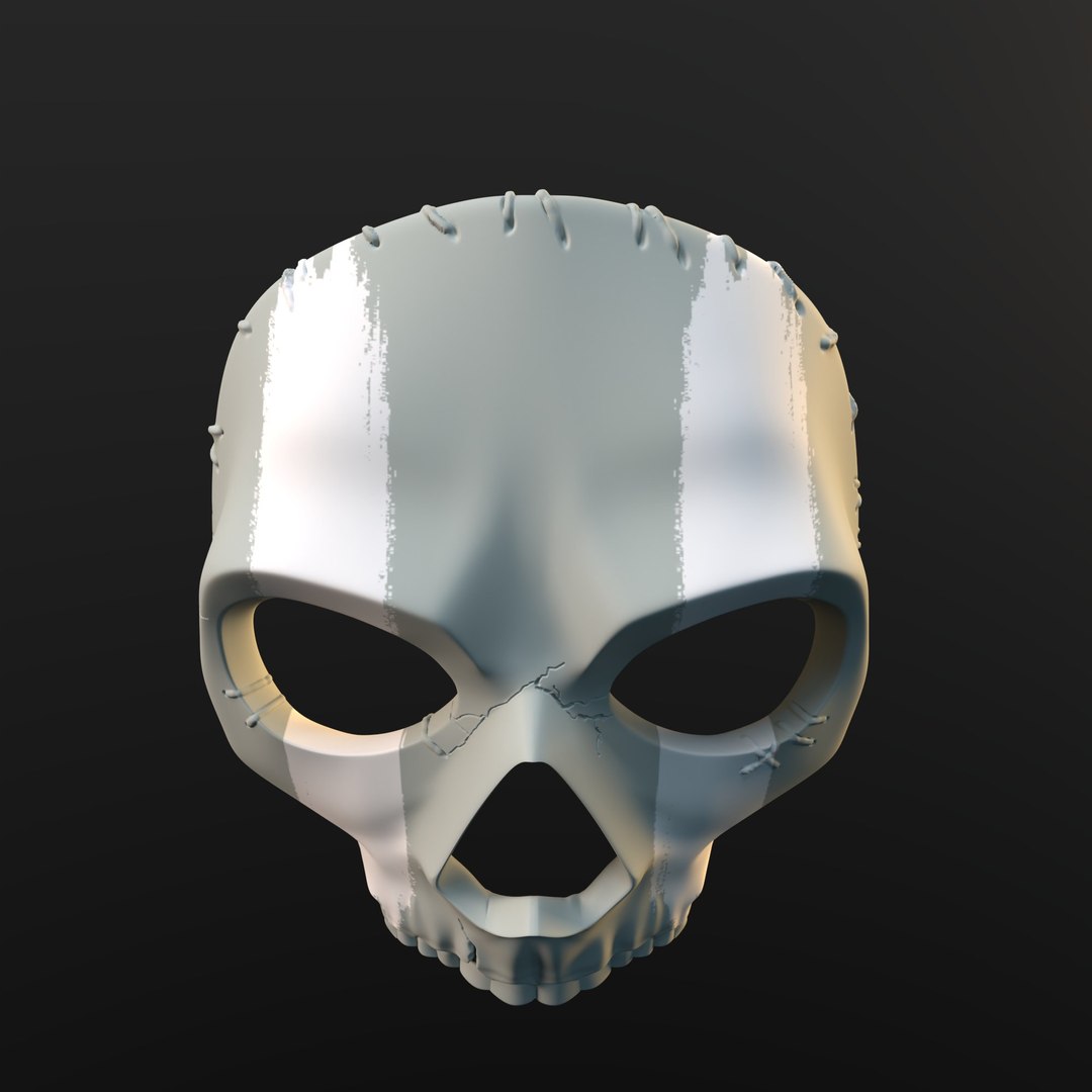 3D CoD Ghost Mask Model - TurboSquid 2117064