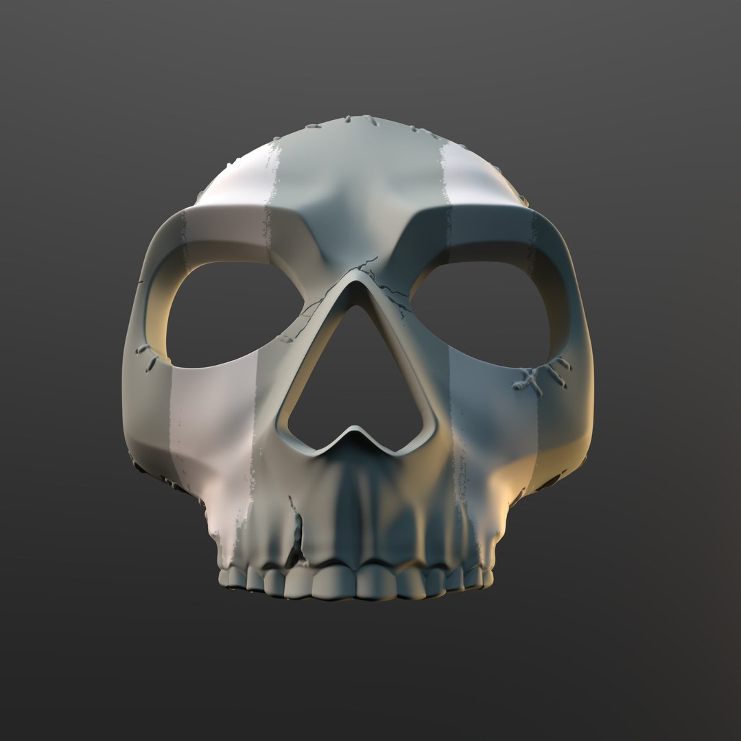 3D CoD Ghost Mask Model - TurboSquid 2117064