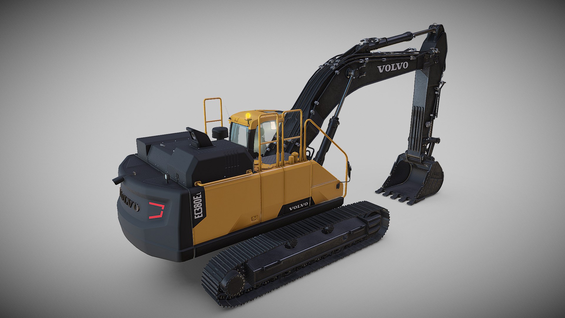 Volvo EC380EL 3D - TurboSquid 2150969