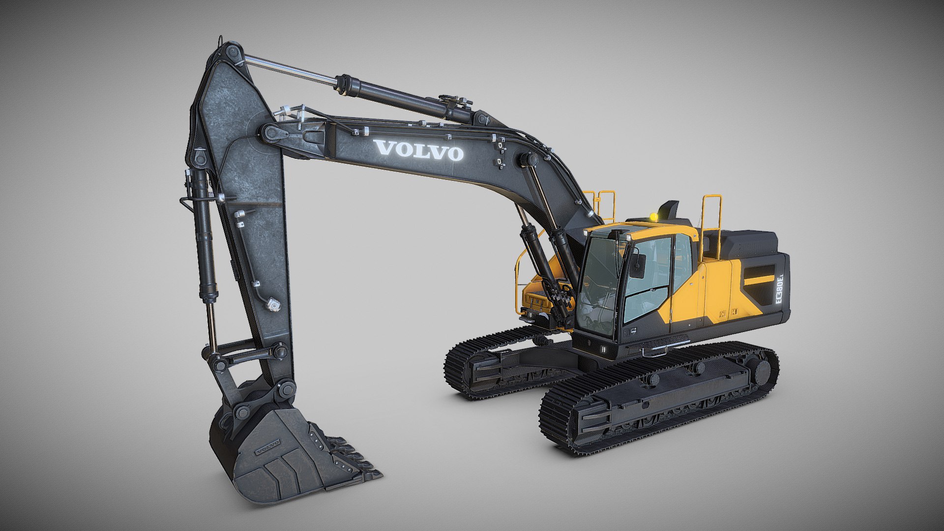 Volvo EC380EL 3D - TurboSquid 2150969