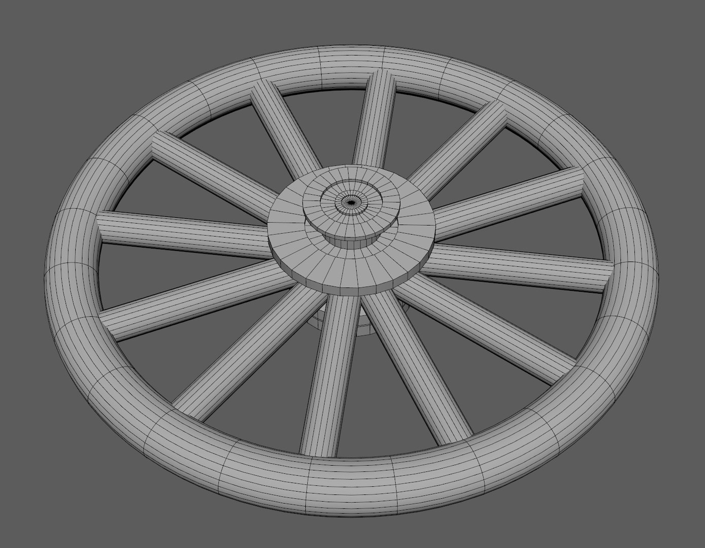 Wagon Wheel 3D Model - TurboSquid 1248245