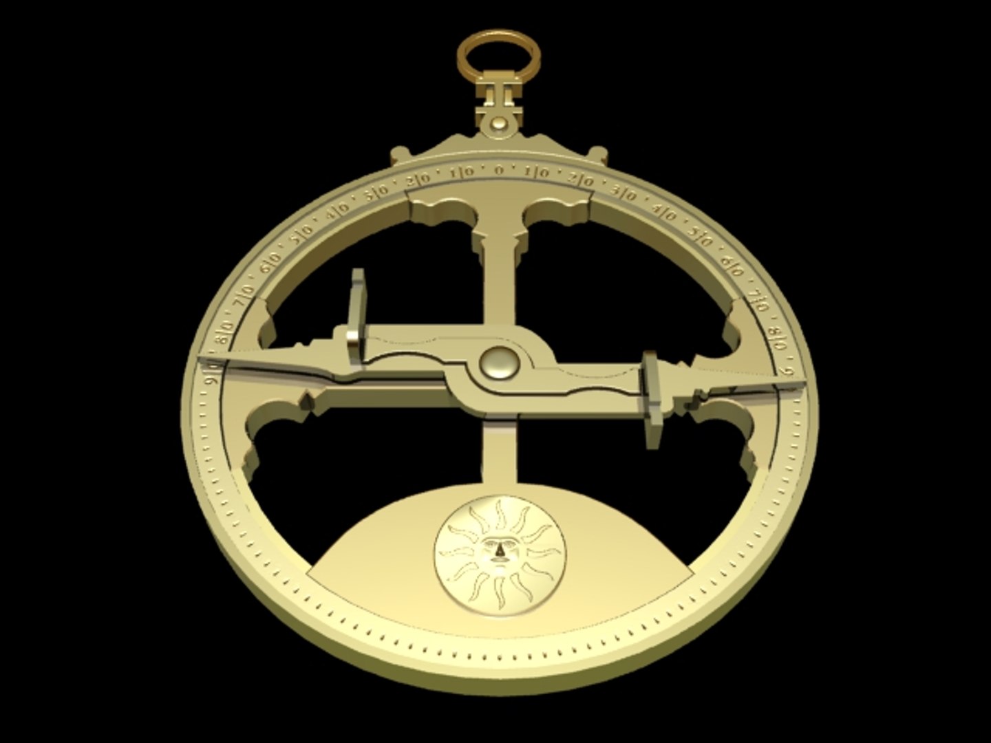 3d Model Astrolabe