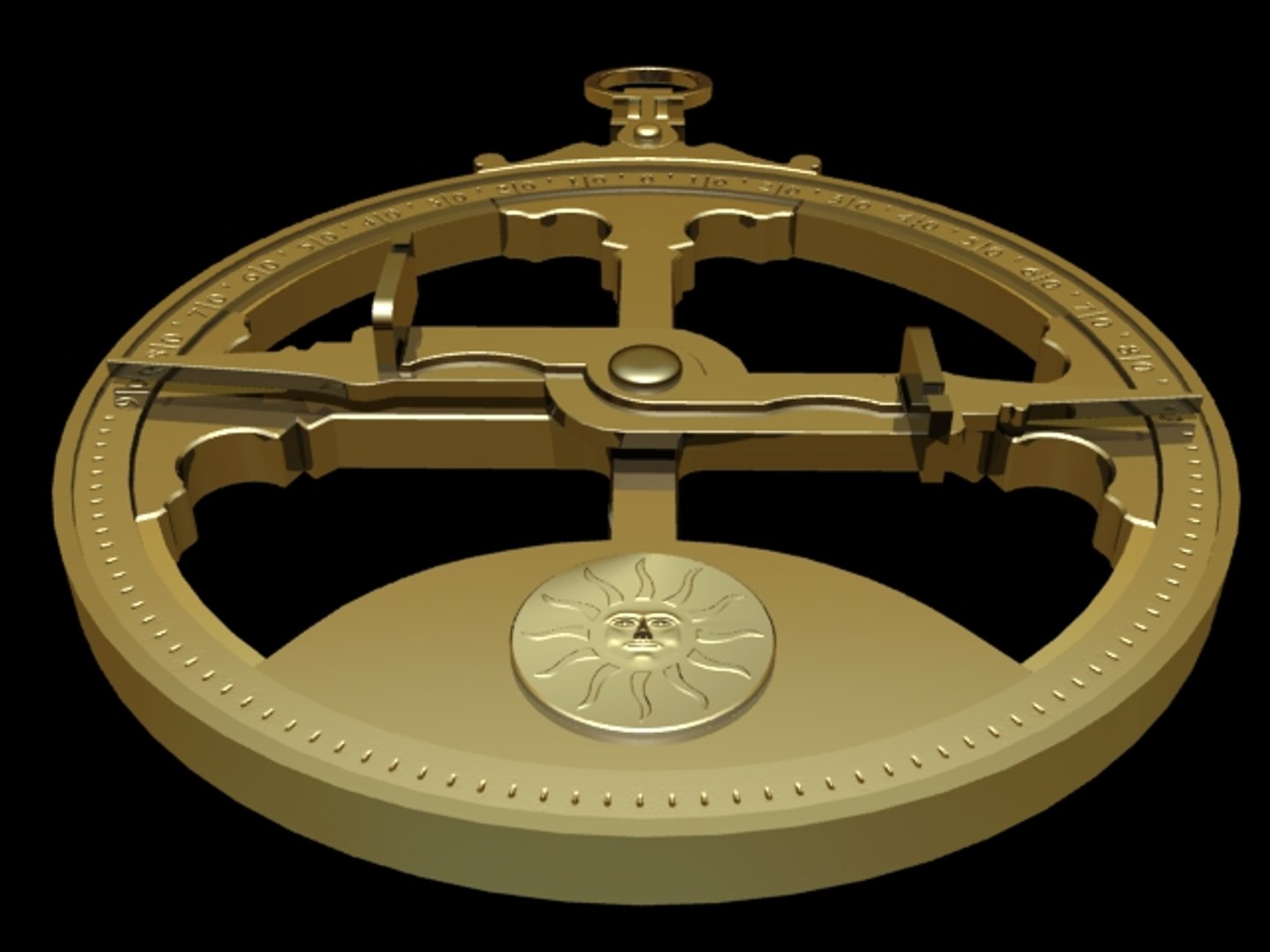 3d Model Astrolabe