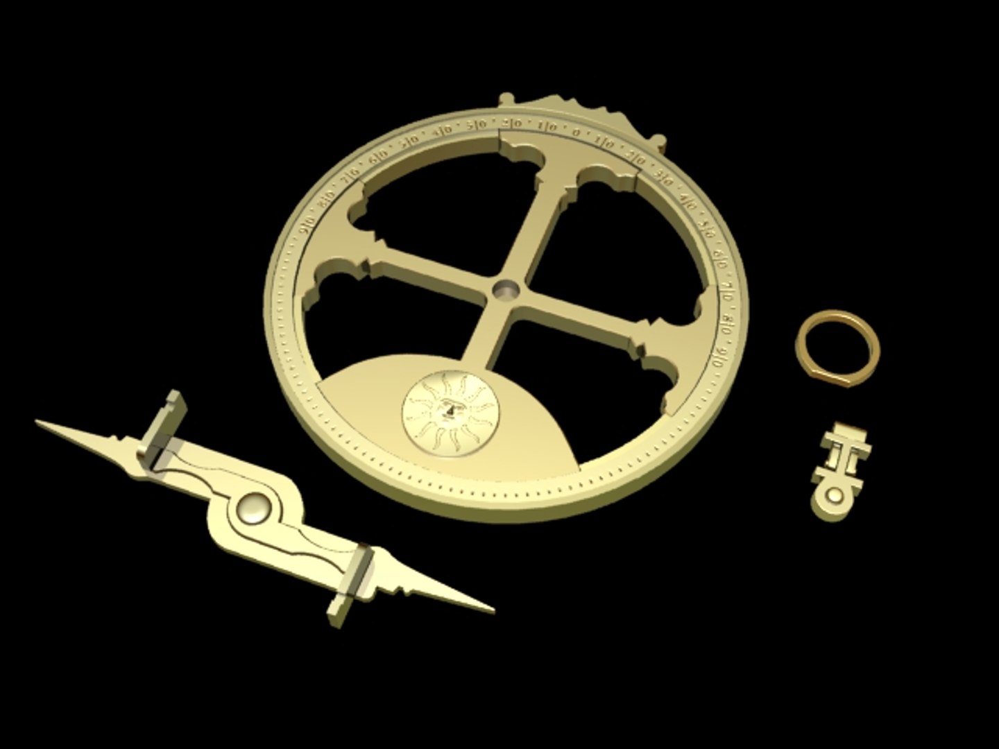 3d Model Astrolabe