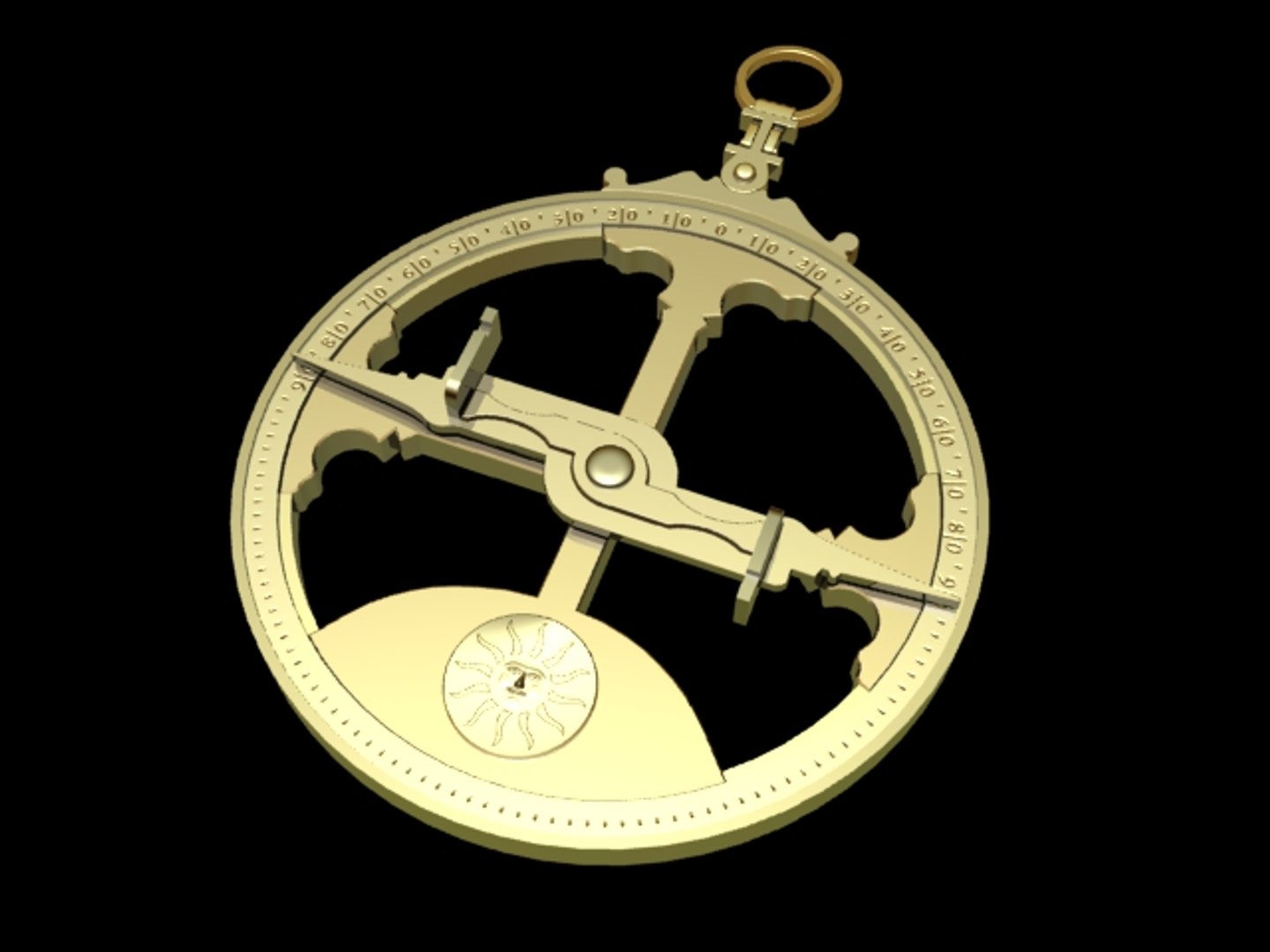 3d Model Astrolabe