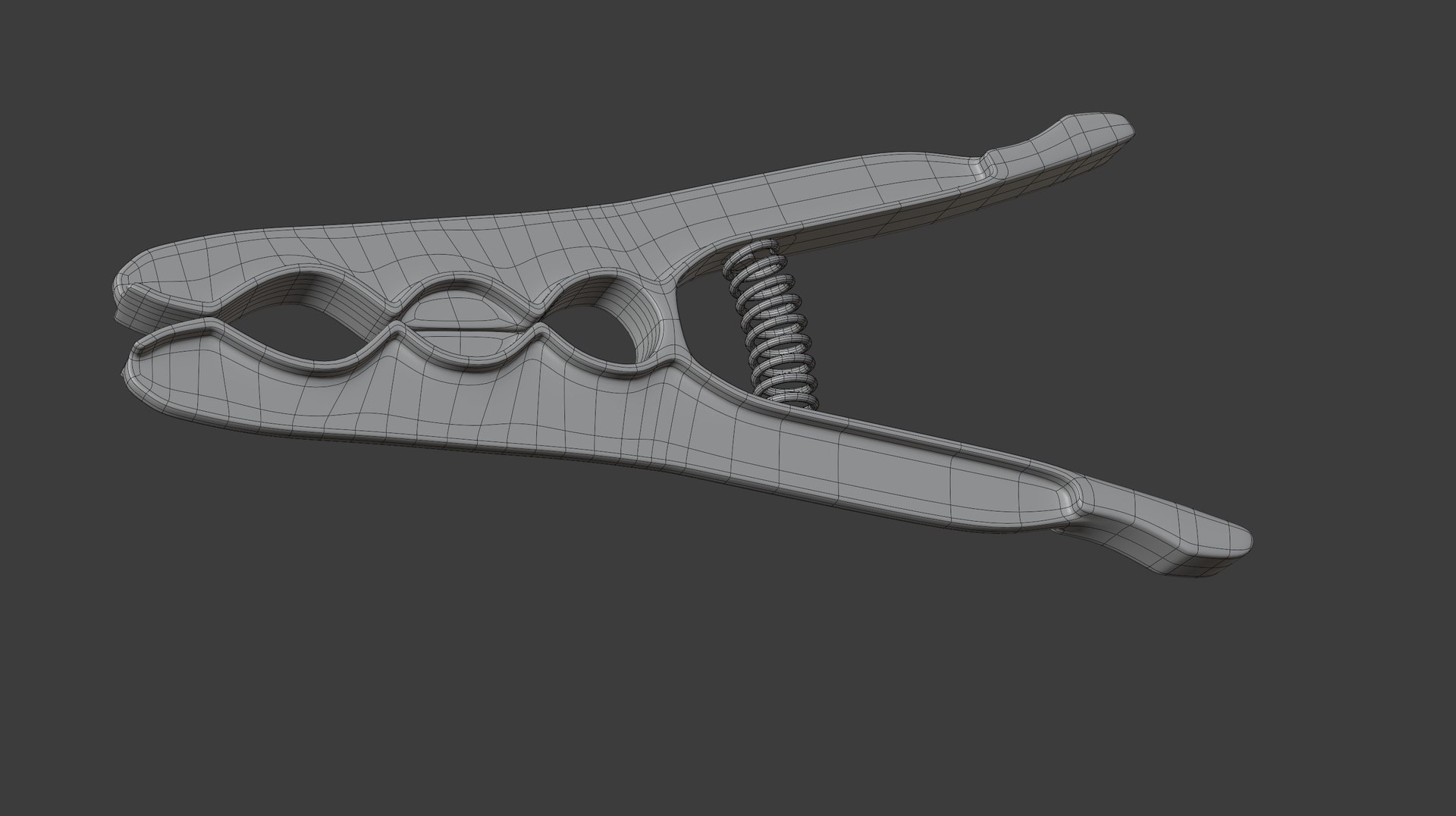 3D Model Plastic Clothes Peg - TurboSquid 1681902