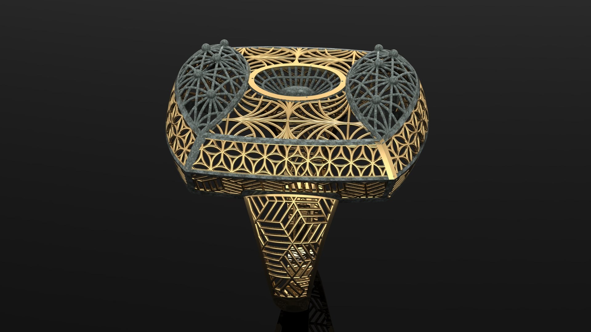 3D Gold Ring Model - TurboSquid 1703346