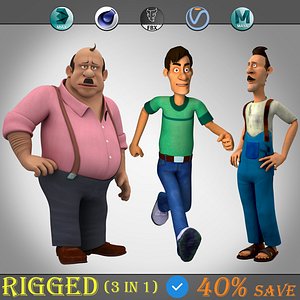 3D Fantasy Fat Man - TurboSquid 1381390