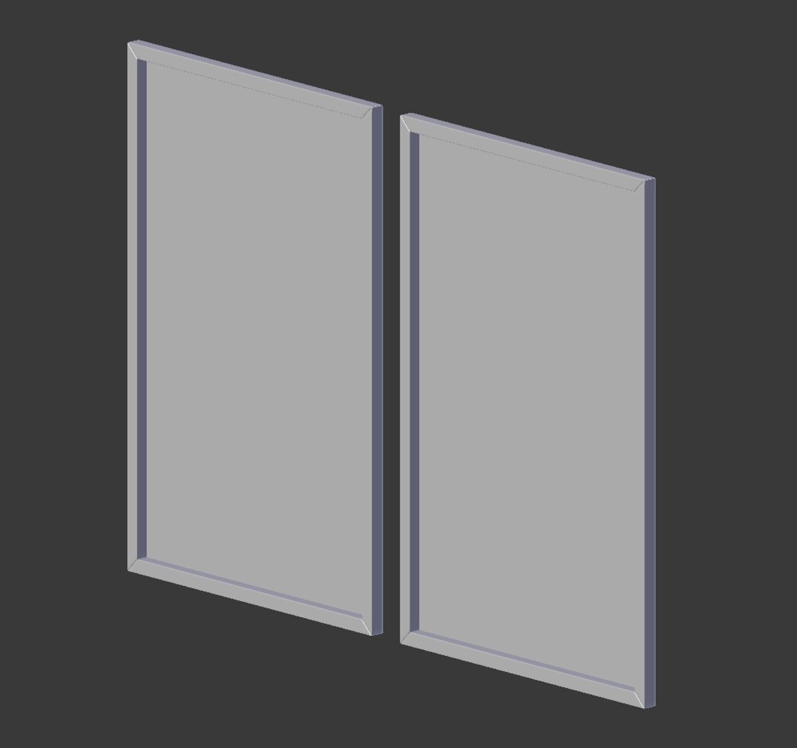 3d Model Picture Frames - City Maps