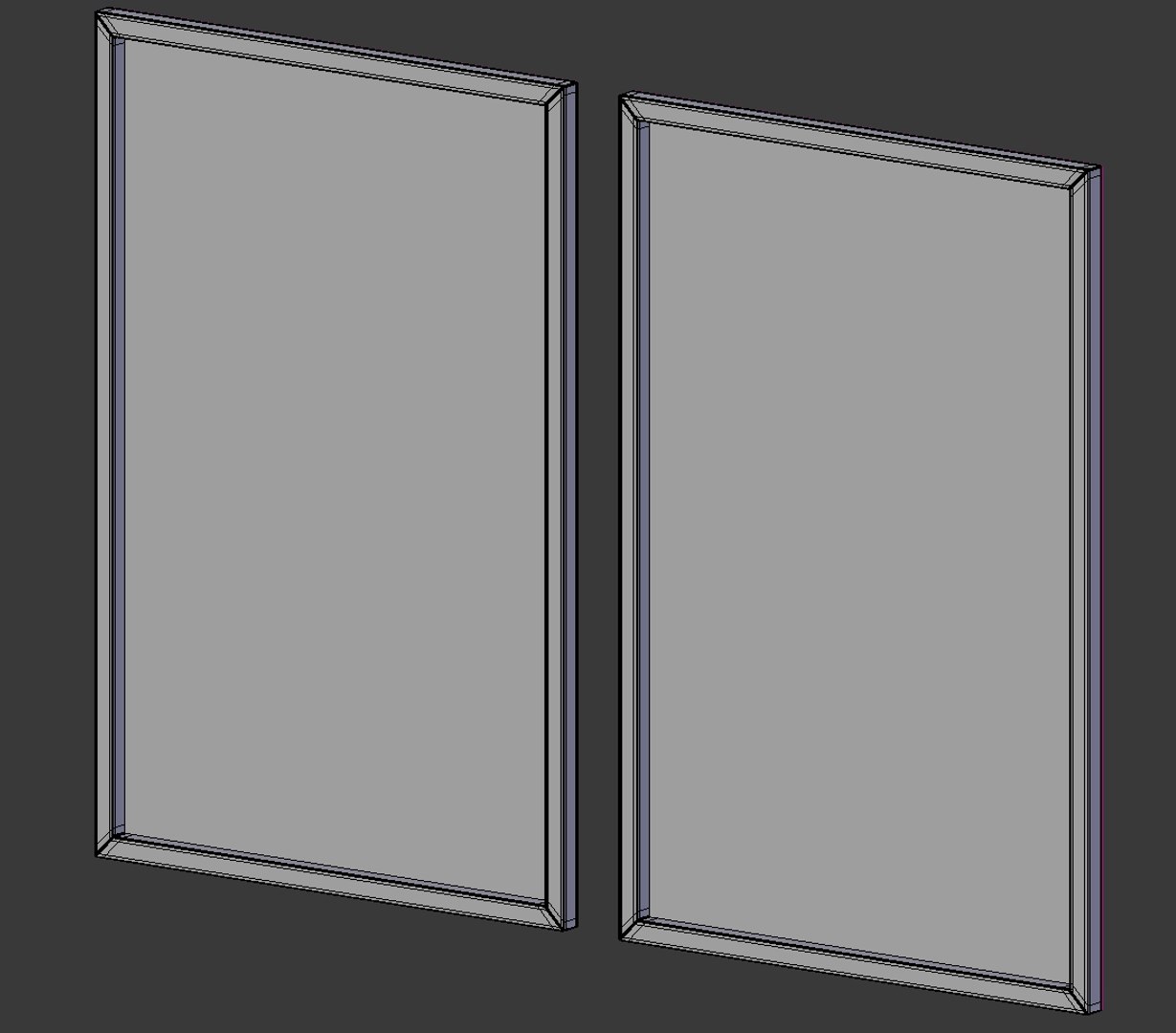 3d Model Picture Frames - City Maps