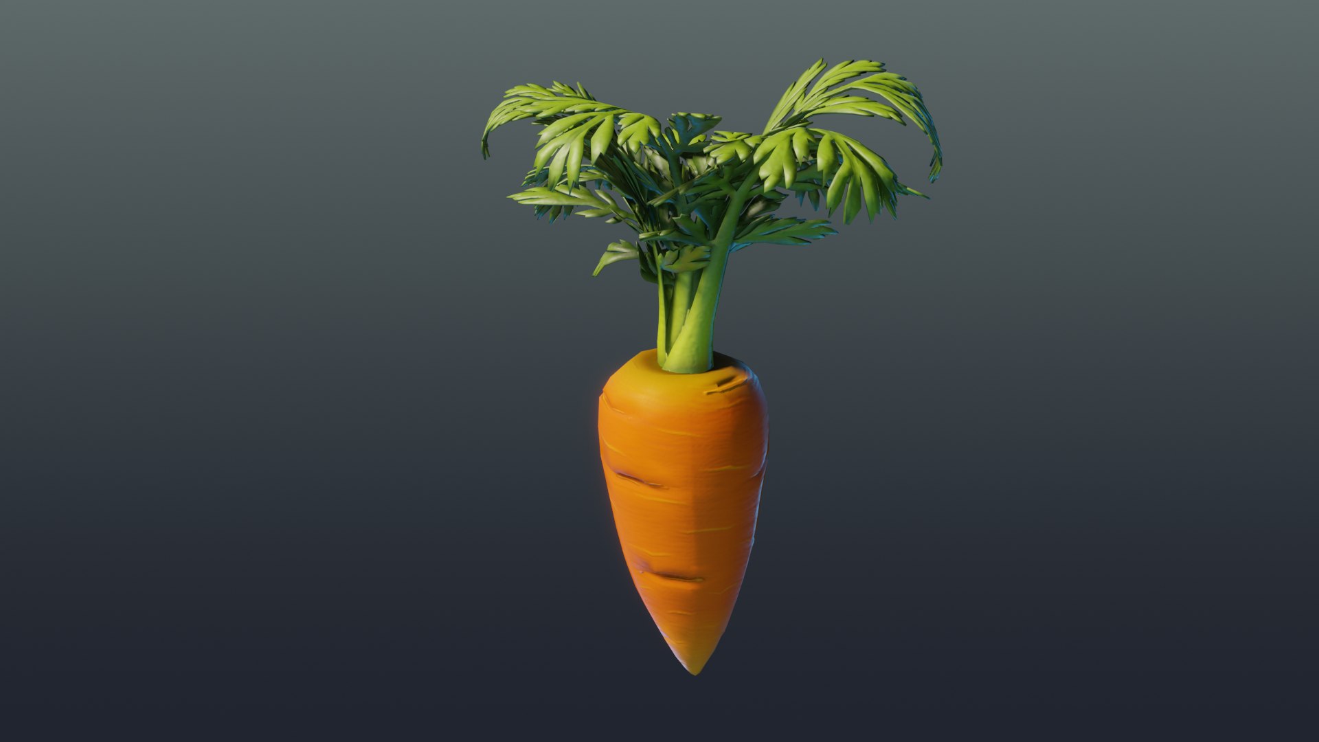 Cartoon Carrot 3D Model - TurboSquid 1728206