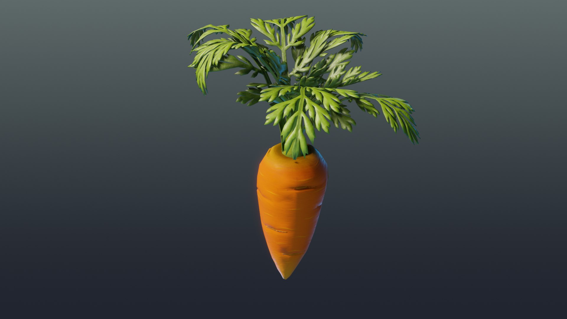 Cartoon Carrot 3D Model - TurboSquid 1728206