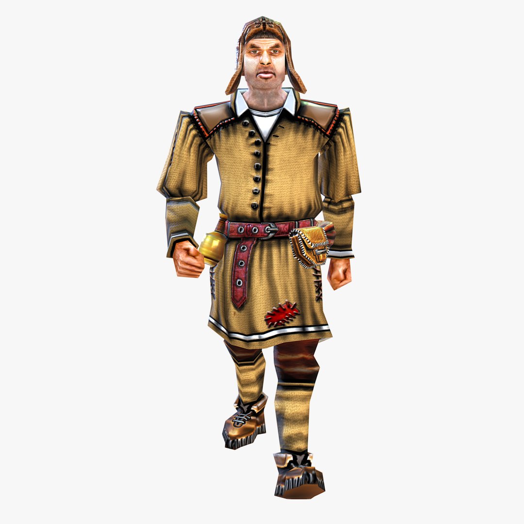 Common Villager 3d Max