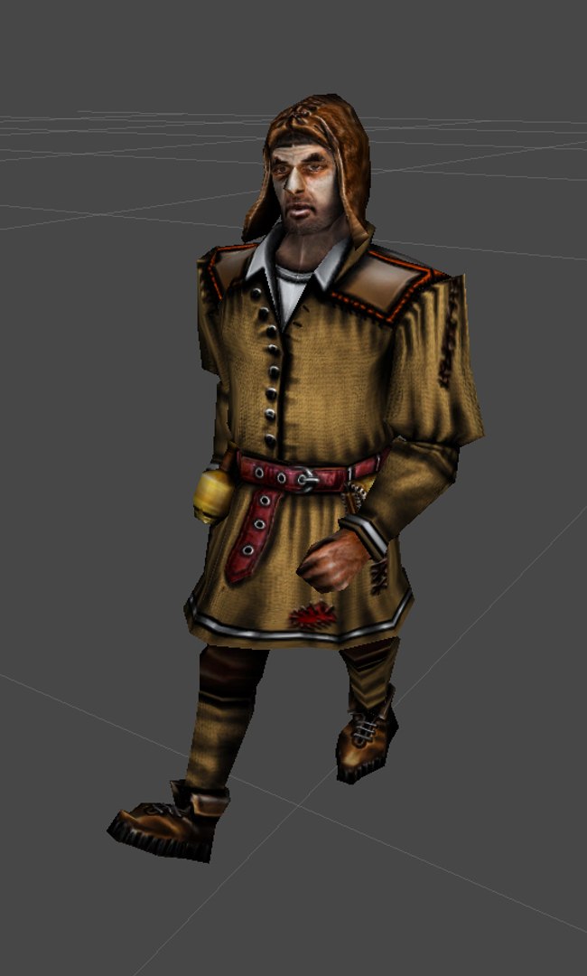 Common Villager 3d Max