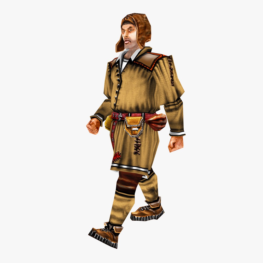 Common Villager 3d Max