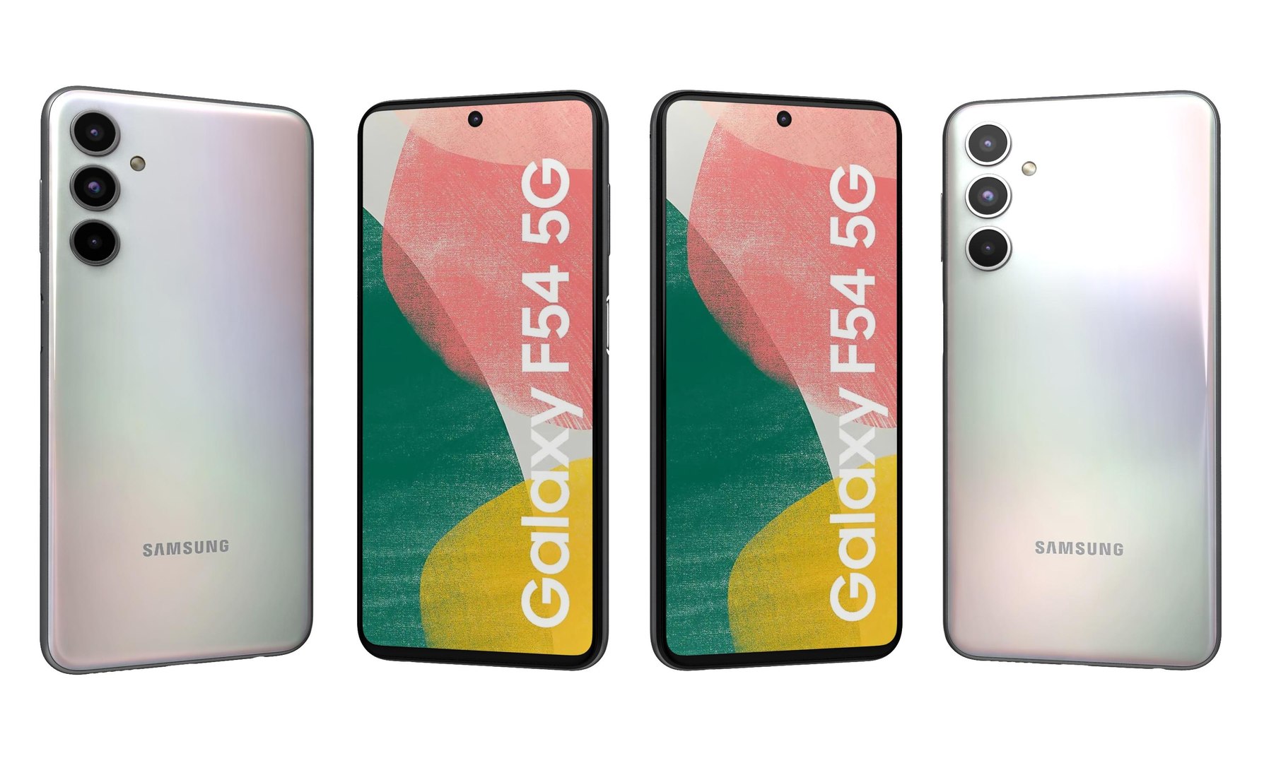 Samsung Galaxy F54 White 3D model - TurboSquid 2082362