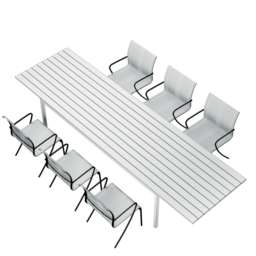 3D Garden Table Model - TurboSquid 1464626