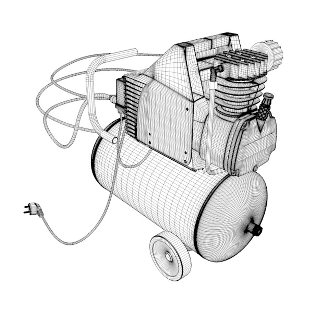Compressor Machine C4d