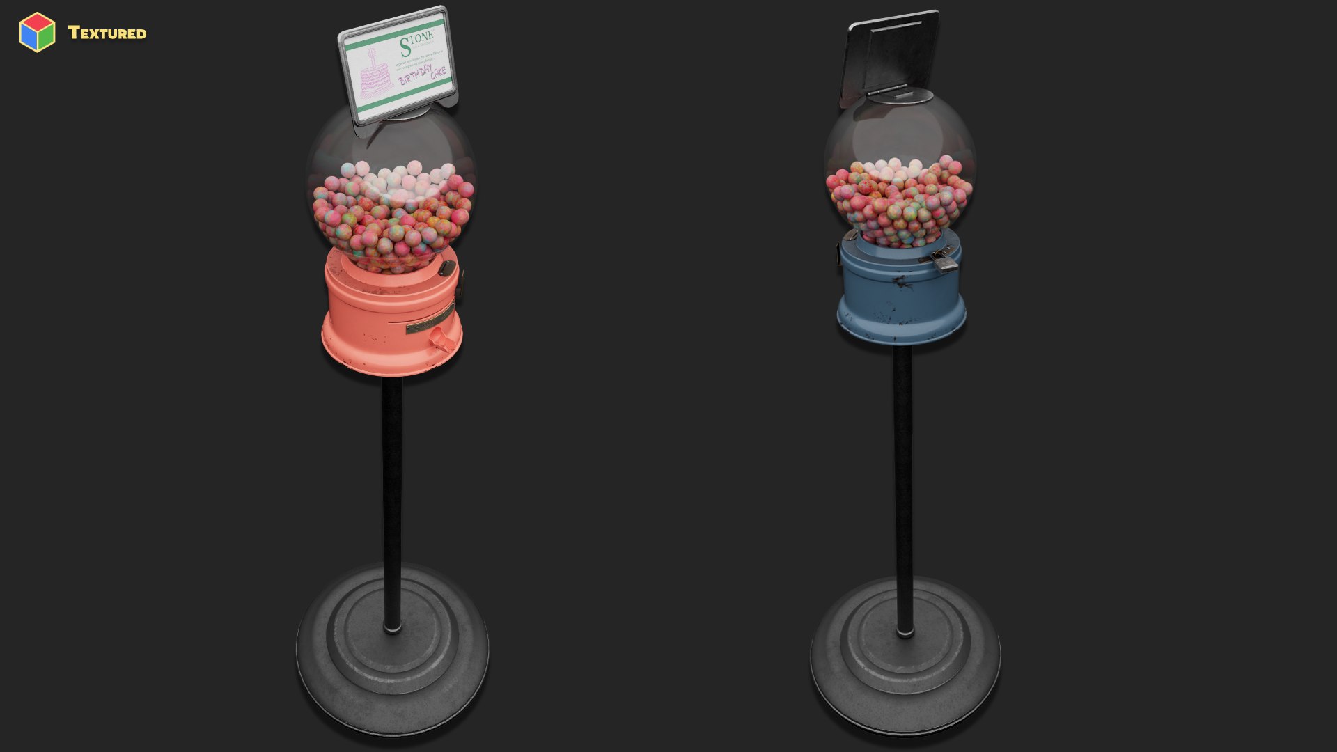 3D Modular Gumball Machine Assets - TurboSquid 2239271