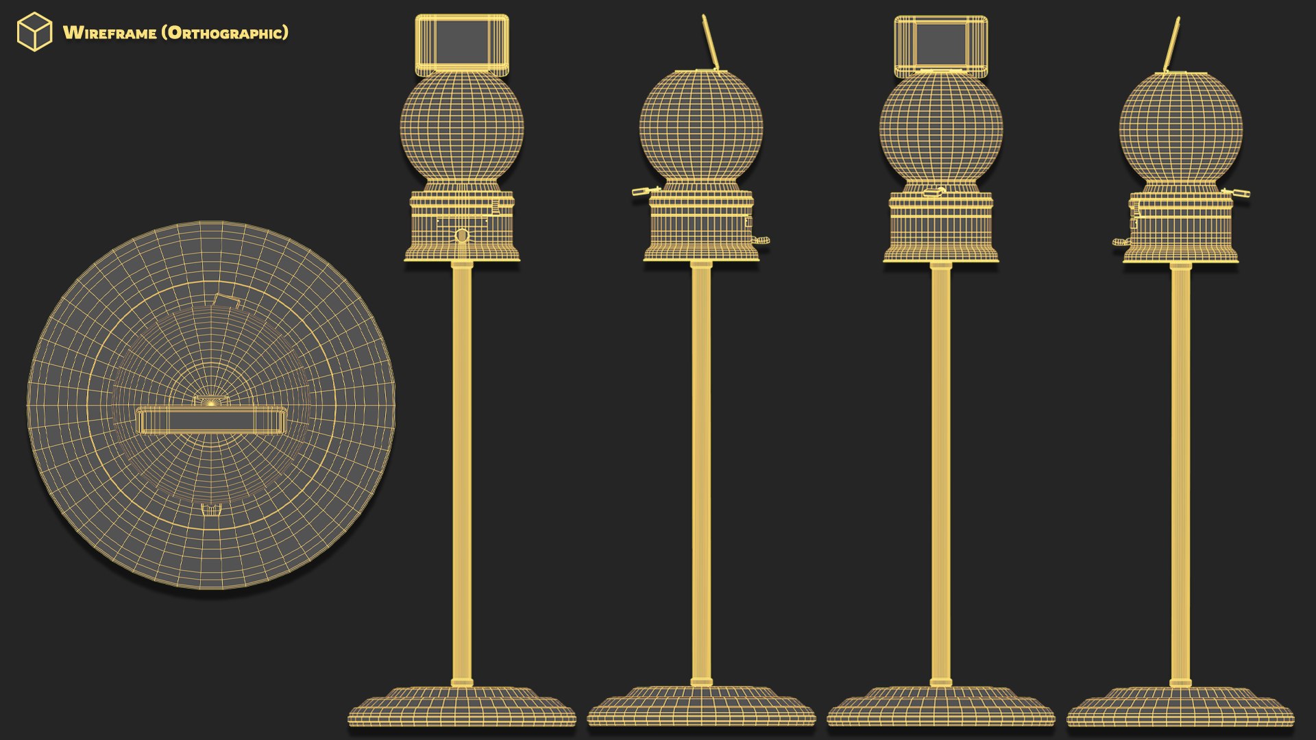 3D Modular Gumball Machine Assets - TurboSquid 2239271