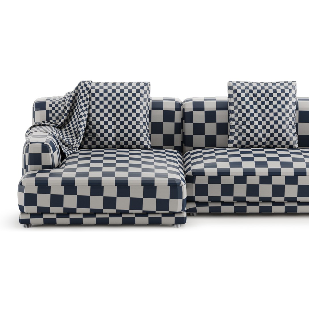 Poliform Paris Seoul Chaise Longue Sofa 3D Model - TurboSquid 2107572