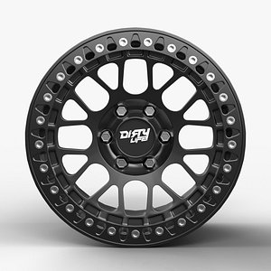 3D Model Dirty Life DT1 Off Road Rim - TurboSquid 1933797
